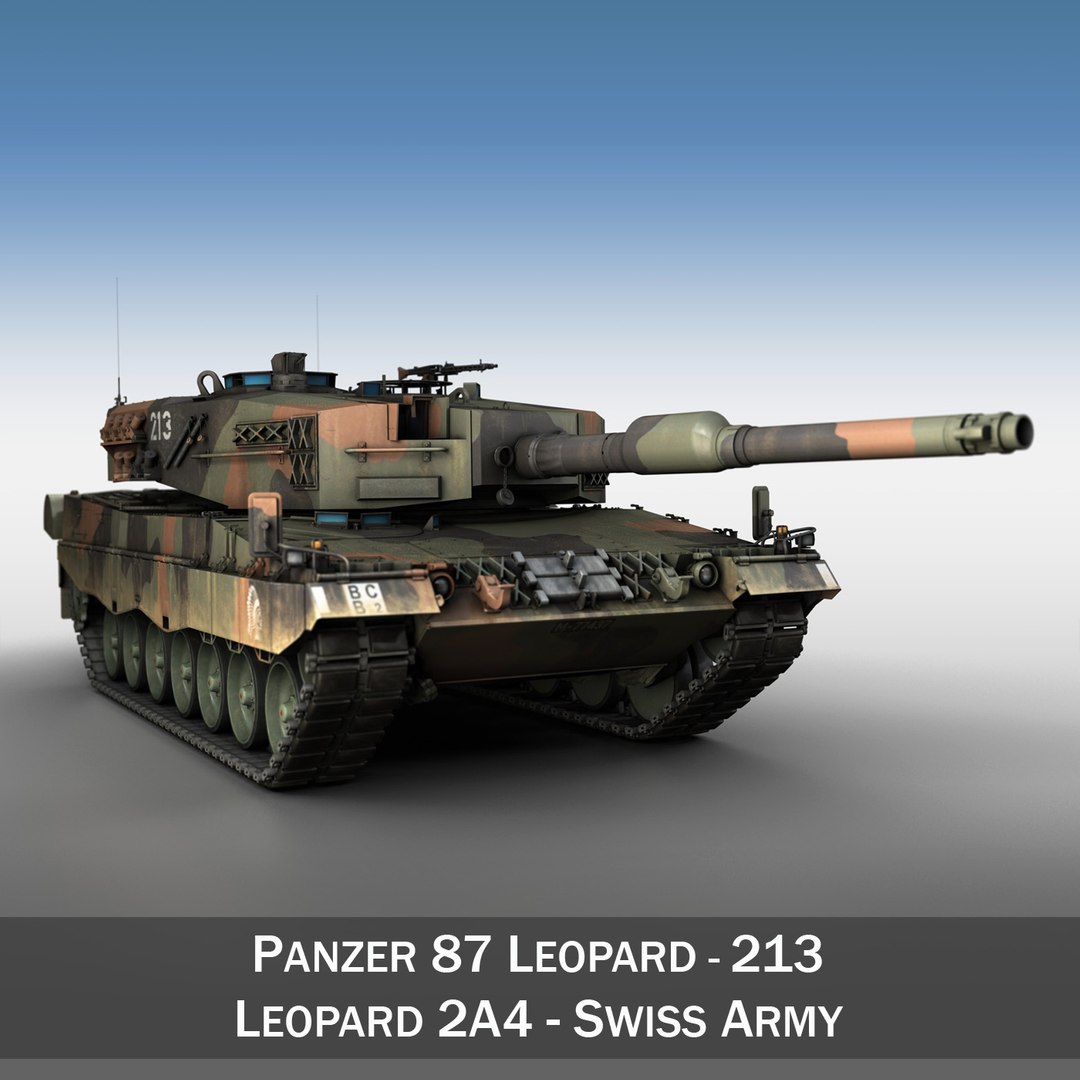 3D swiss leopard - panzer - TurboSquid 1428394