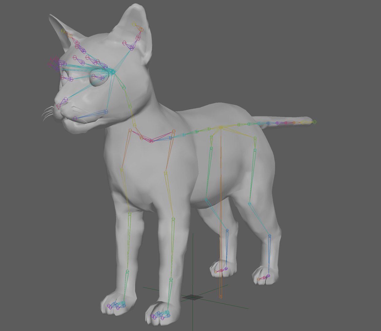 3D Cartoon Stylized Cat Model - TurboSquid 2004078