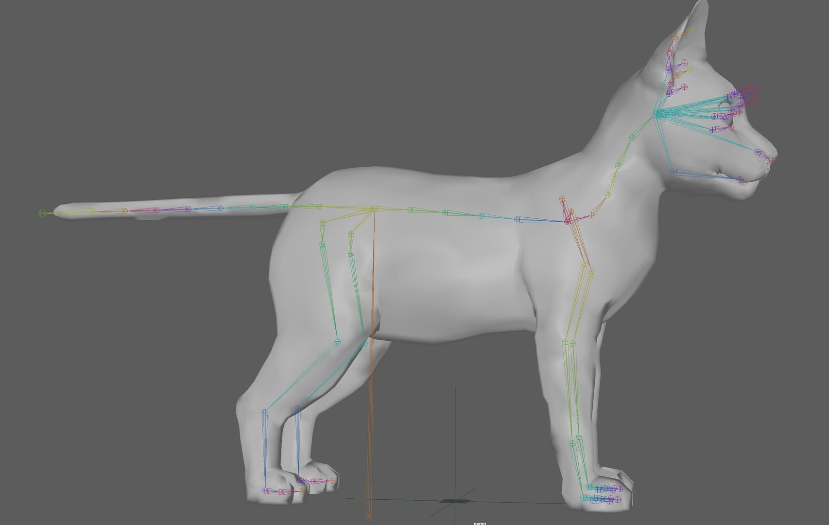 3D Cartoon Stylized Cat Model - TurboSquid 2004078