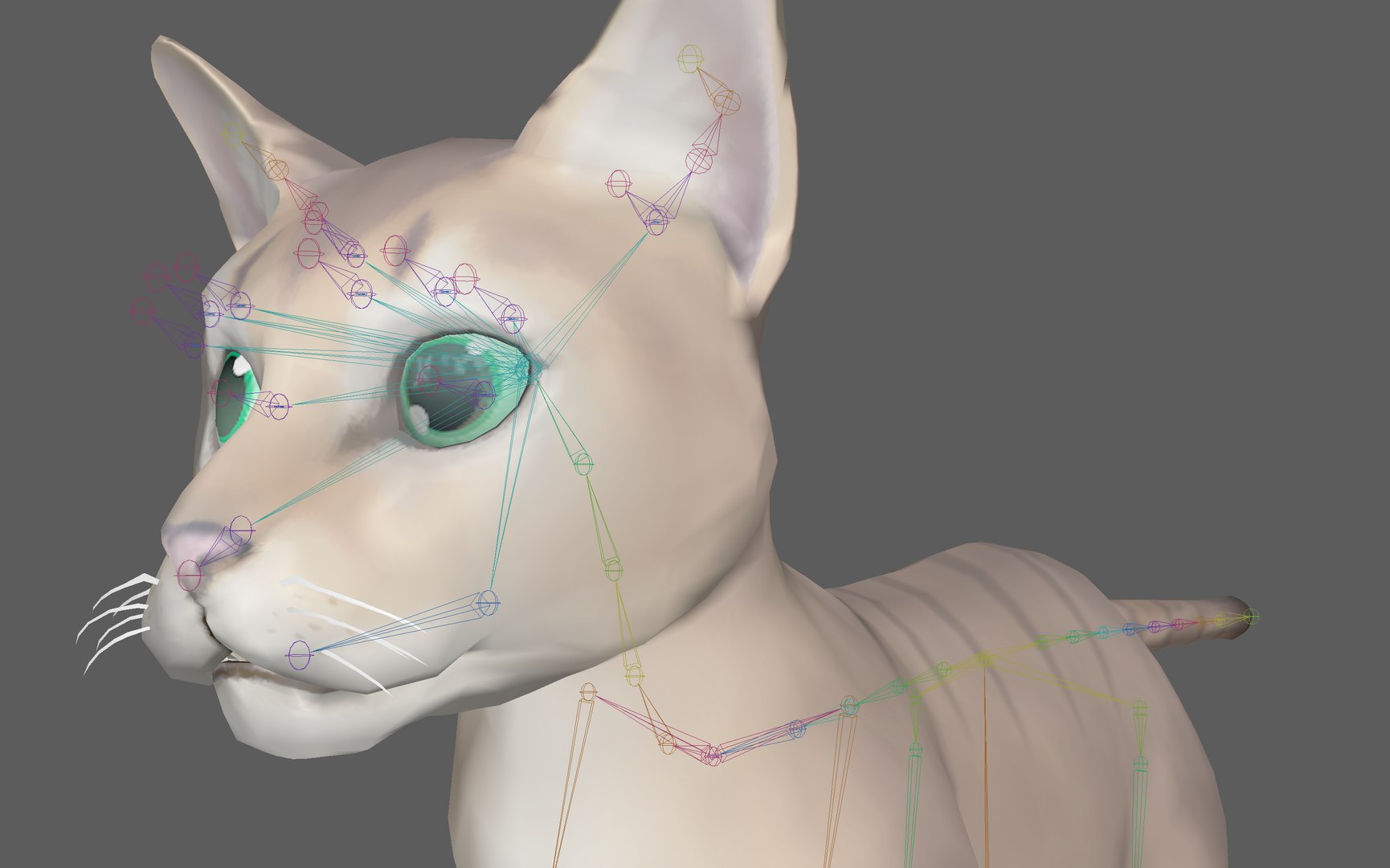 3D Cartoon Stylized Cat Model - TurboSquid 2004078