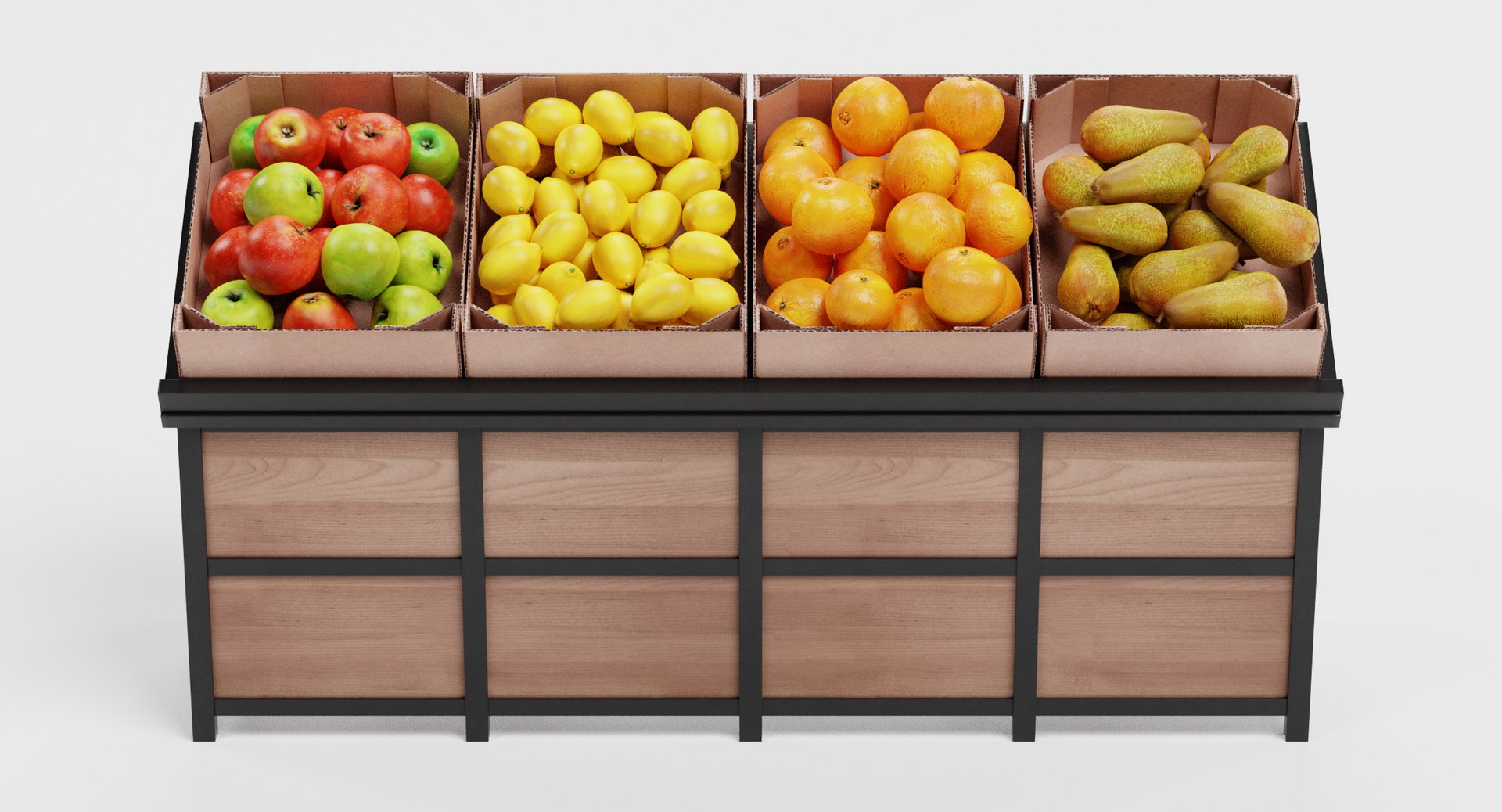 Fruit Stand Model - TurboSquid 1405566