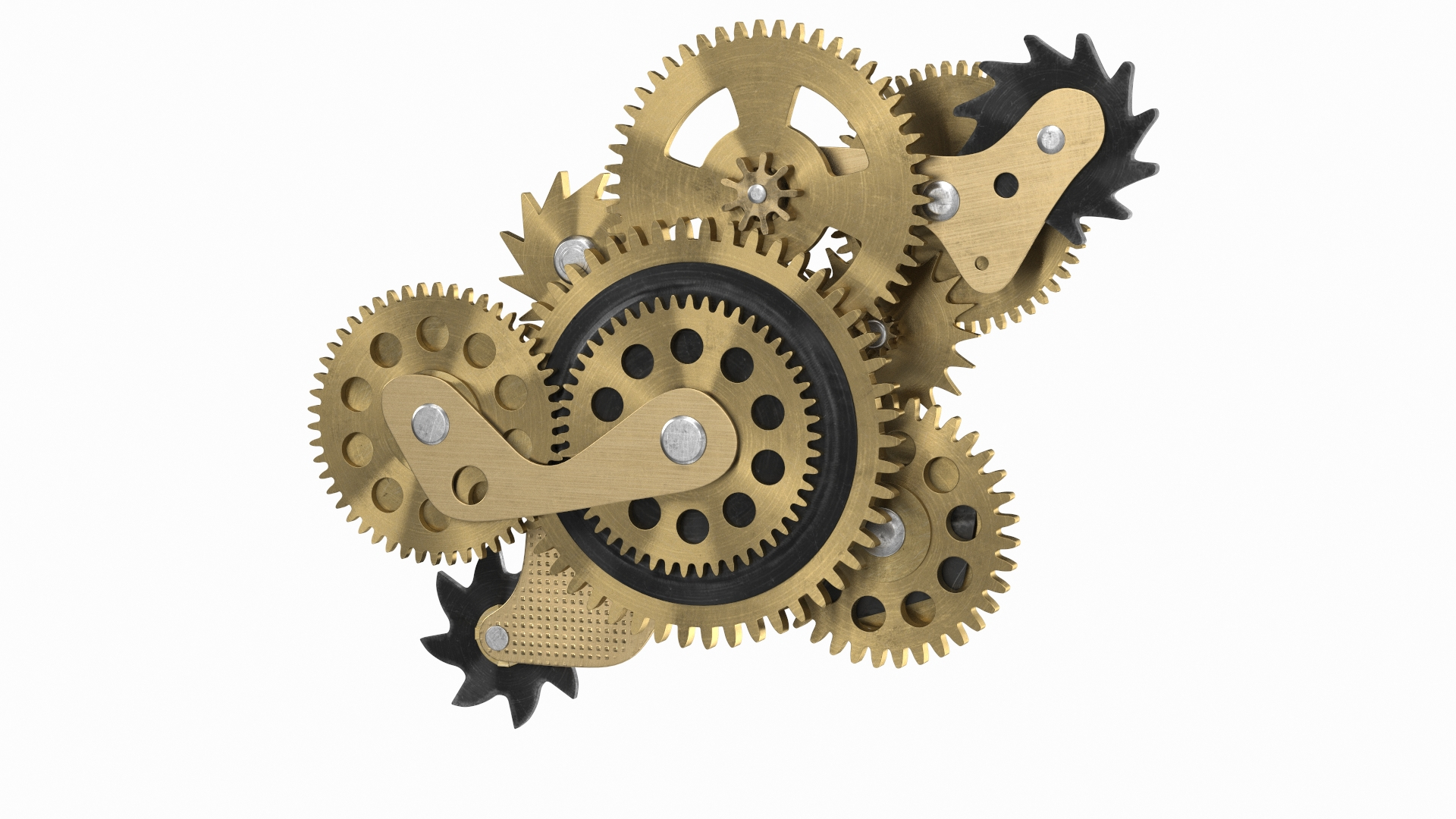 3D Cog Gears Bronze - TurboSquid 1656942