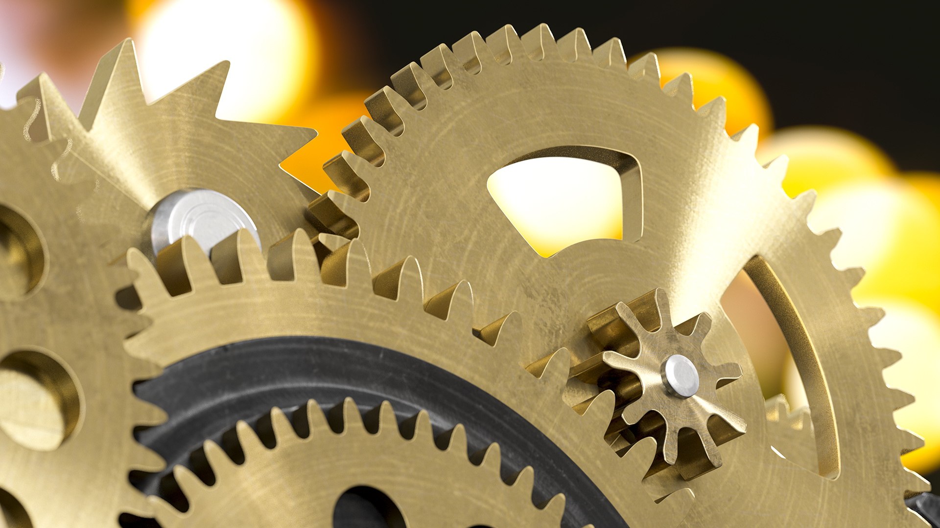 3D Cog Gears Bronze - TurboSquid 1656942