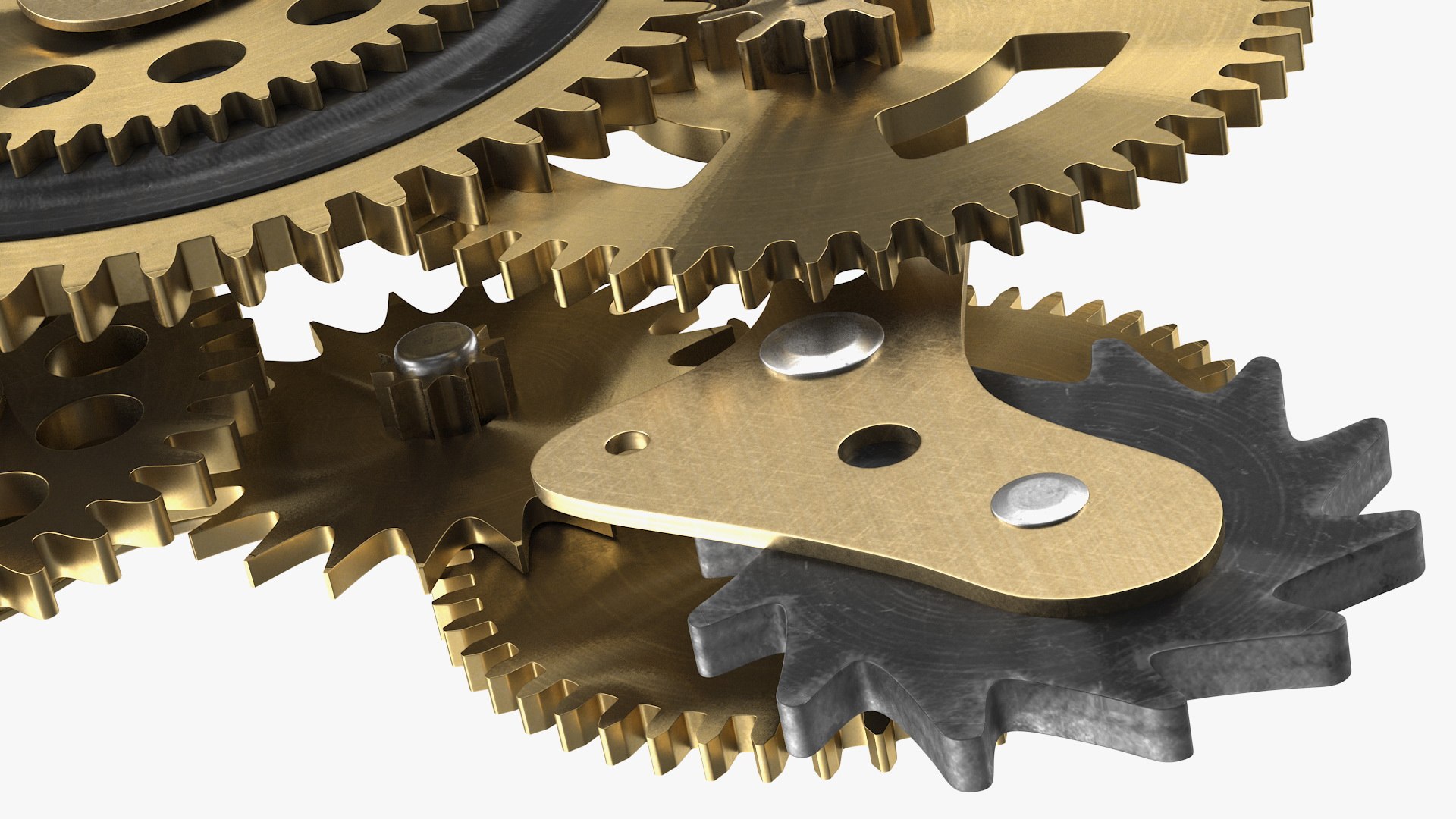 3D cog gears bronze - TurboSquid 1656942