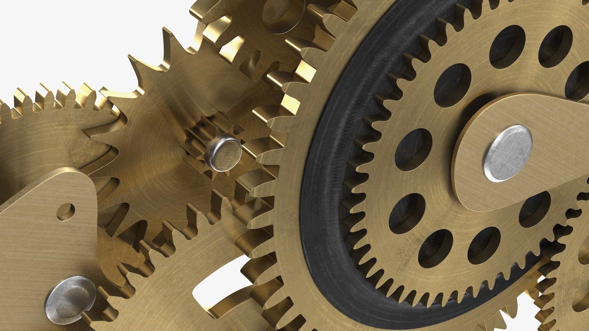 3D Cog Gears Bronze - TurboSquid 1656942