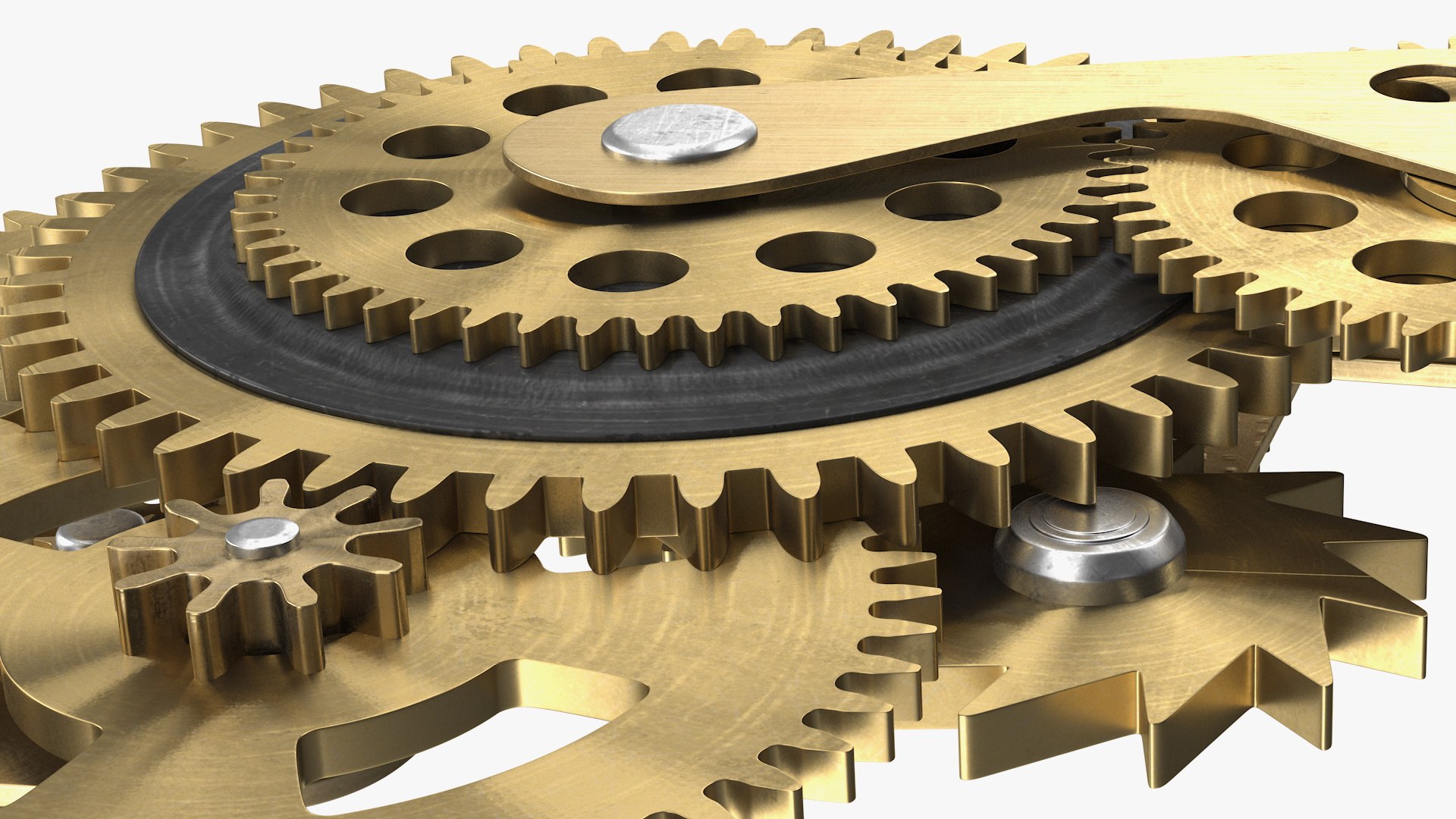3D Cog Gears Bronze - TurboSquid 1656942