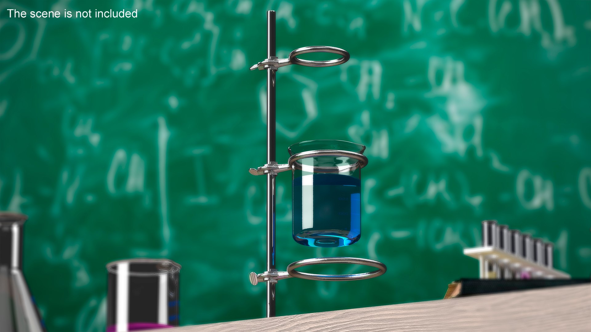 Ring Stand with Beaker 250ml 3D - TurboSquid 2151837