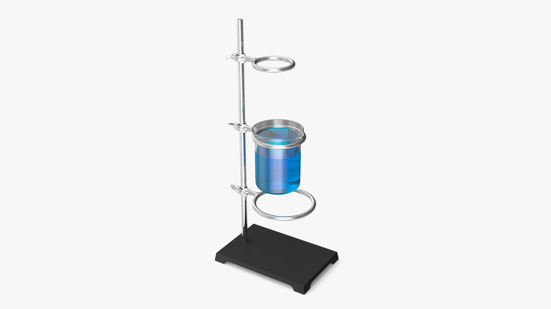 Ring Stand with Beaker 250ml 3D - TurboSquid 2151837