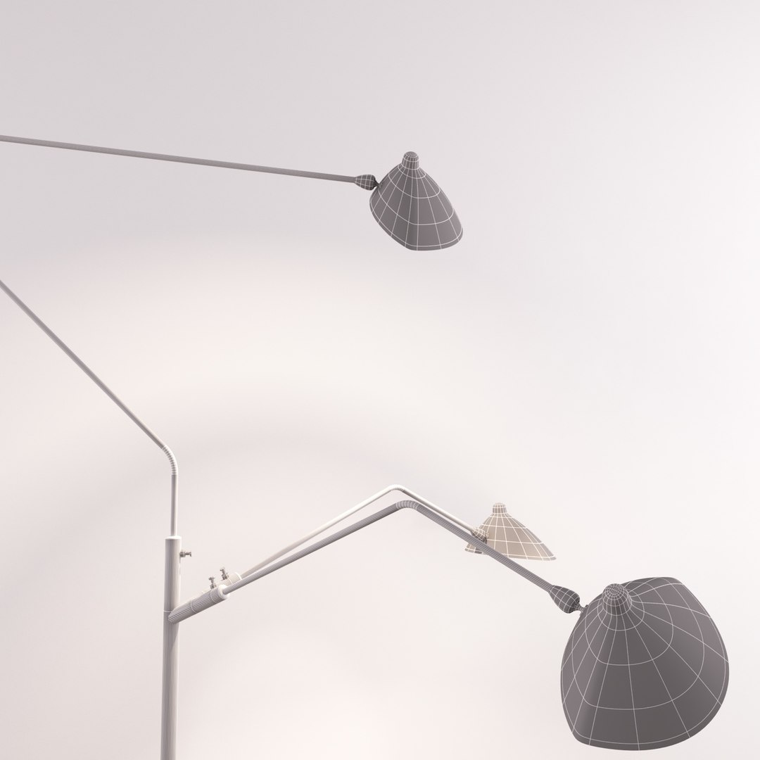 Standing Lamp Package Serge 3D Model - TurboSquid 1367930
