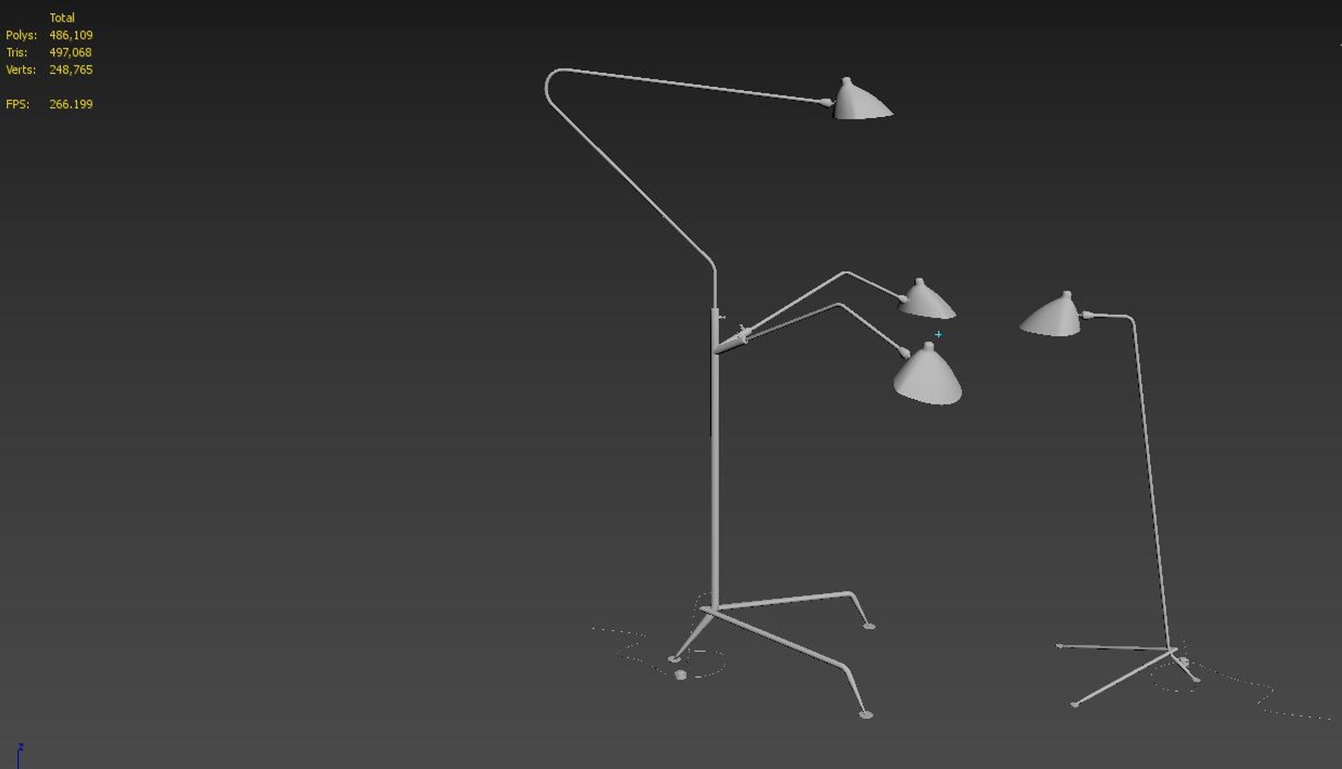 Standing Lamp Package Serge 3D Model - TurboSquid 1367930