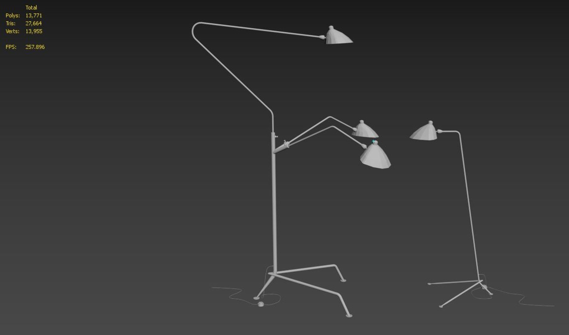 Standing Lamp Package Serge 3D Model - TurboSquid 1367930