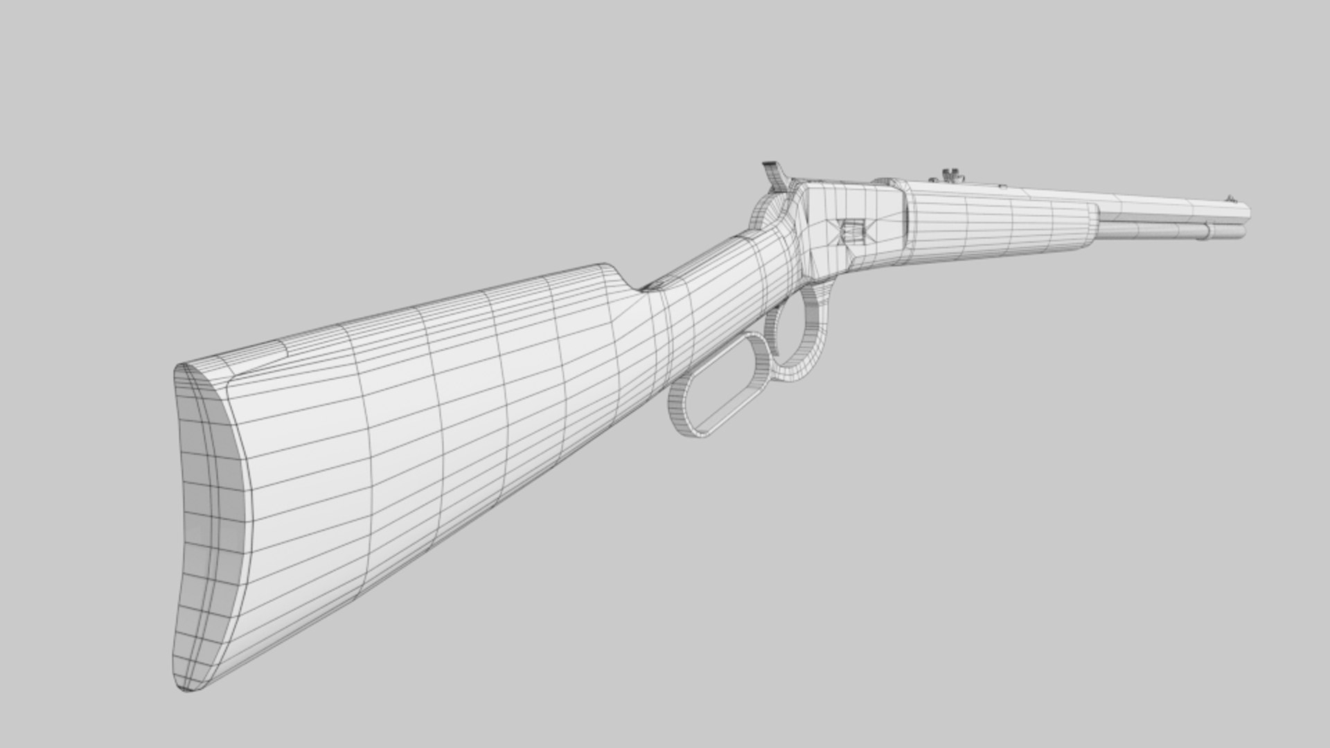 3D Lever Action Rifle Model - TurboSquid 1375995