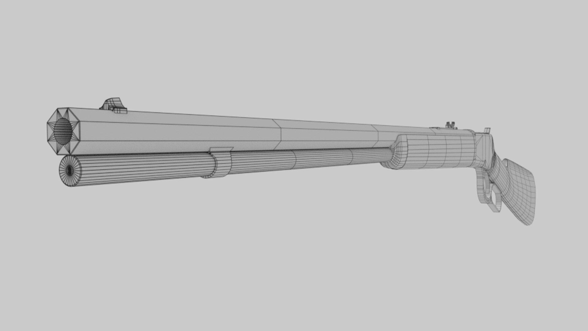 3D Lever Action Rifle Model - TurboSquid 1375995