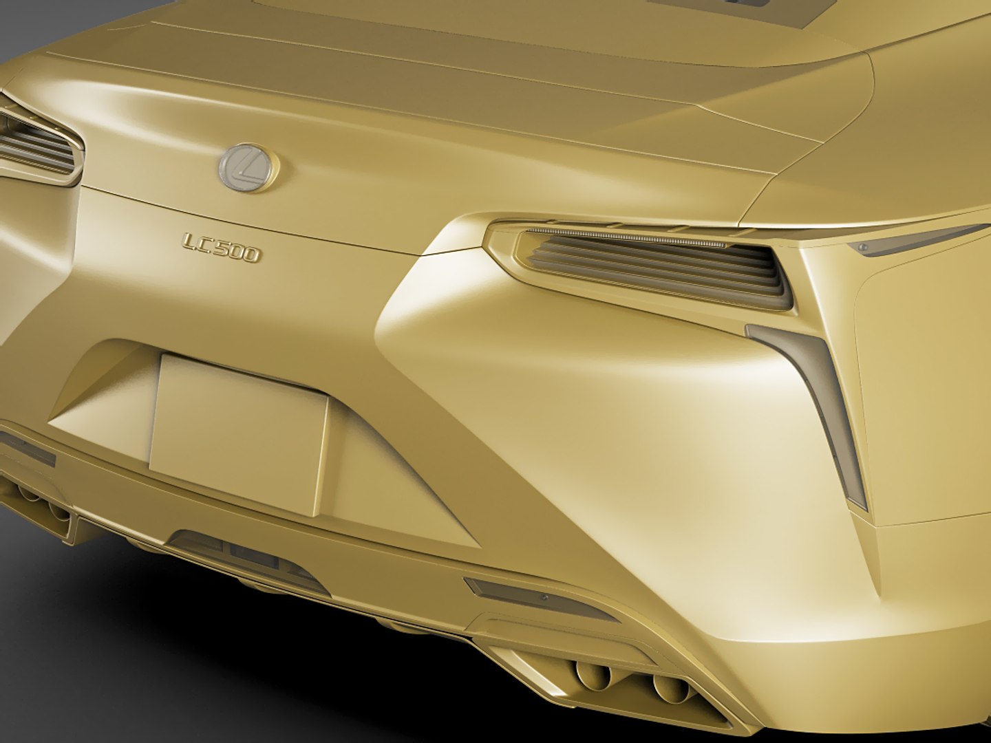 lexus lc lc500 3d c4d