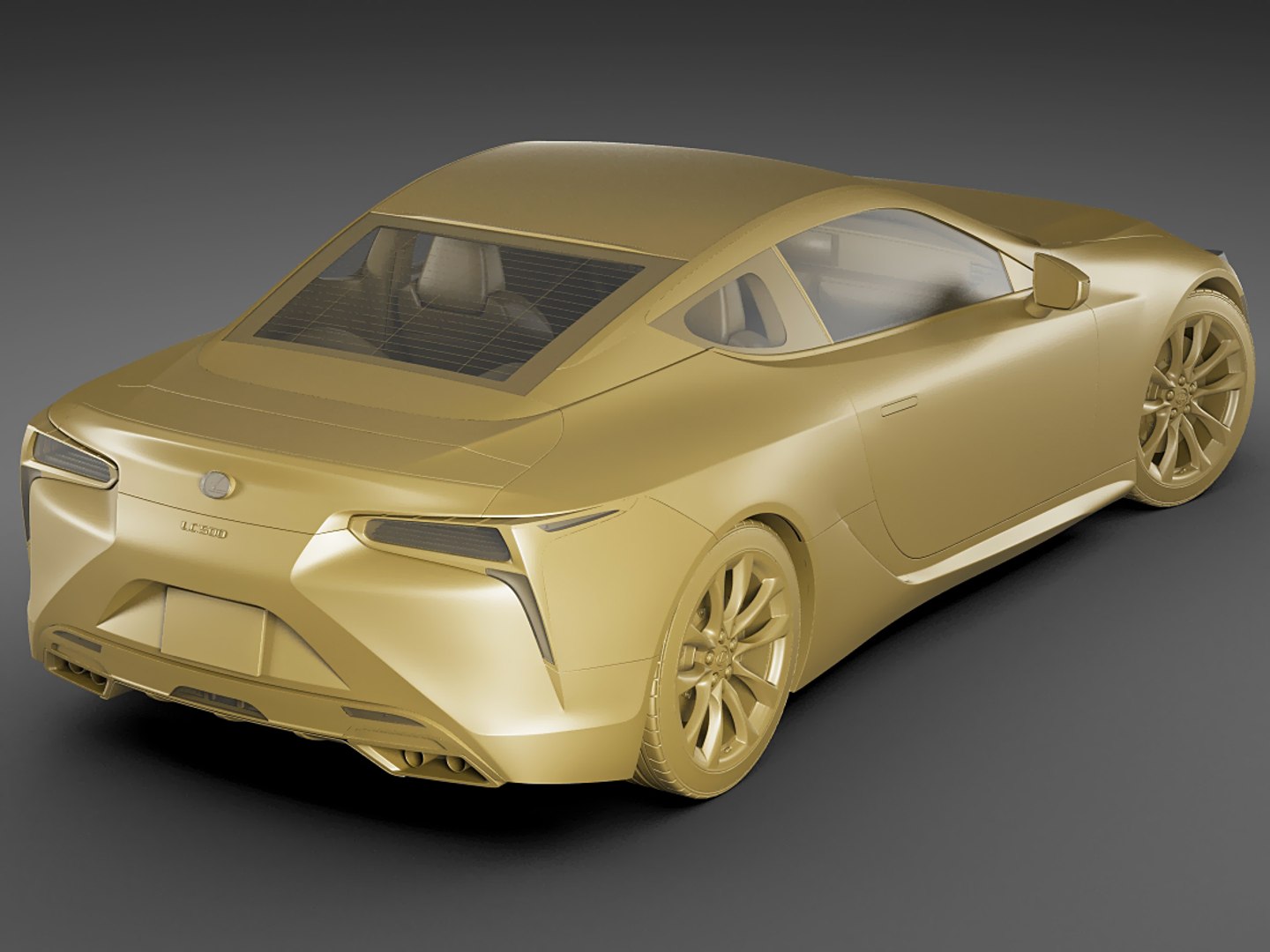 lexus lc lc500 3d c4d