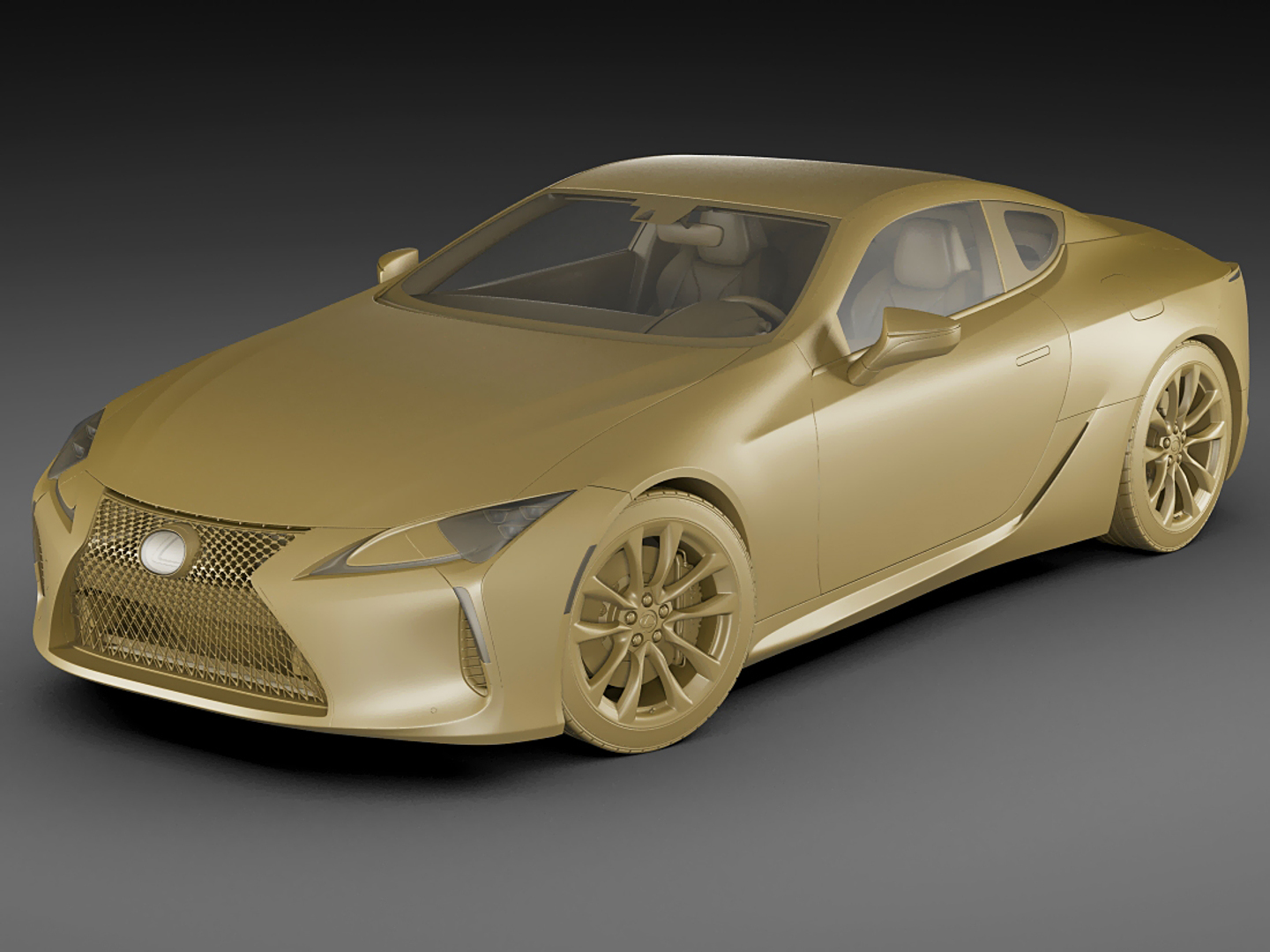 lexus lc lc500 3d c4d