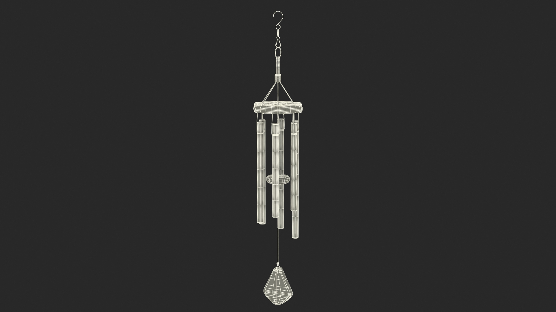 Bronze Wind Chime 3D - TurboSquid 1848613