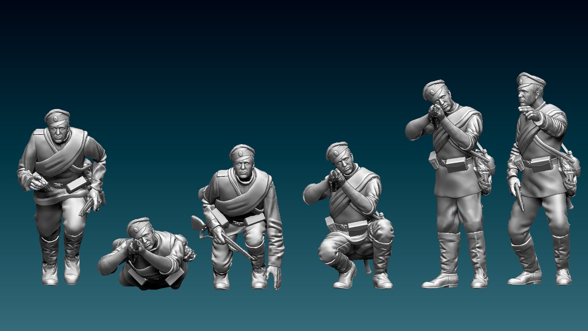 3D Soldiers Ww1 Russian Empire Model - TurboSquid 1901646
