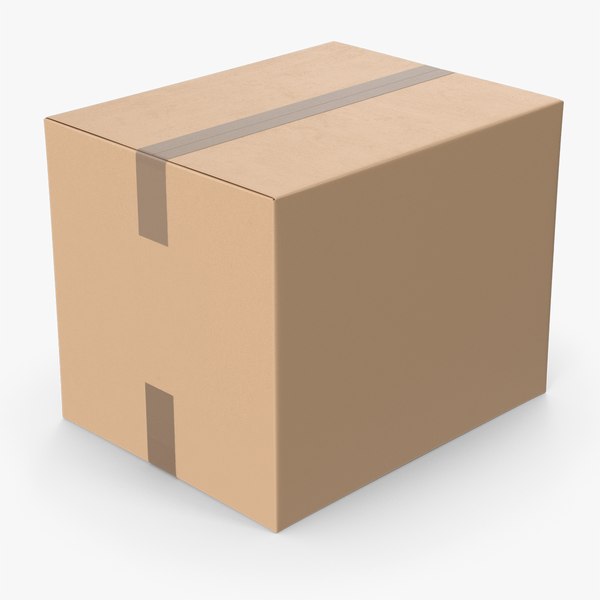 modelo 3d Cardboard Box - TurboSquid 2066634
