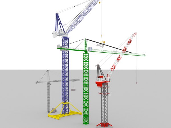 Tower crane 3D model - TurboSquid 1201172