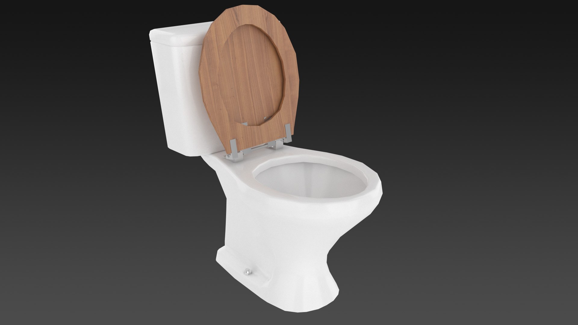 3d toilet t model