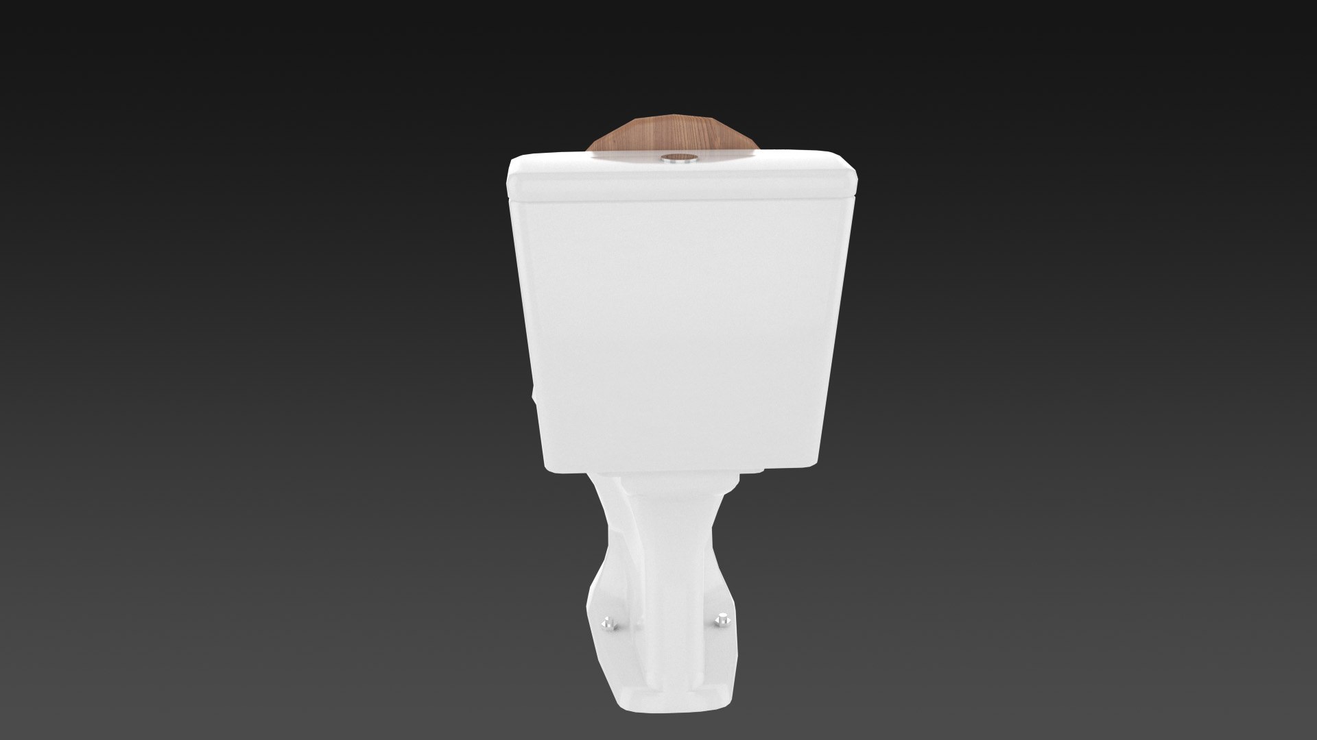 3d toilet t model