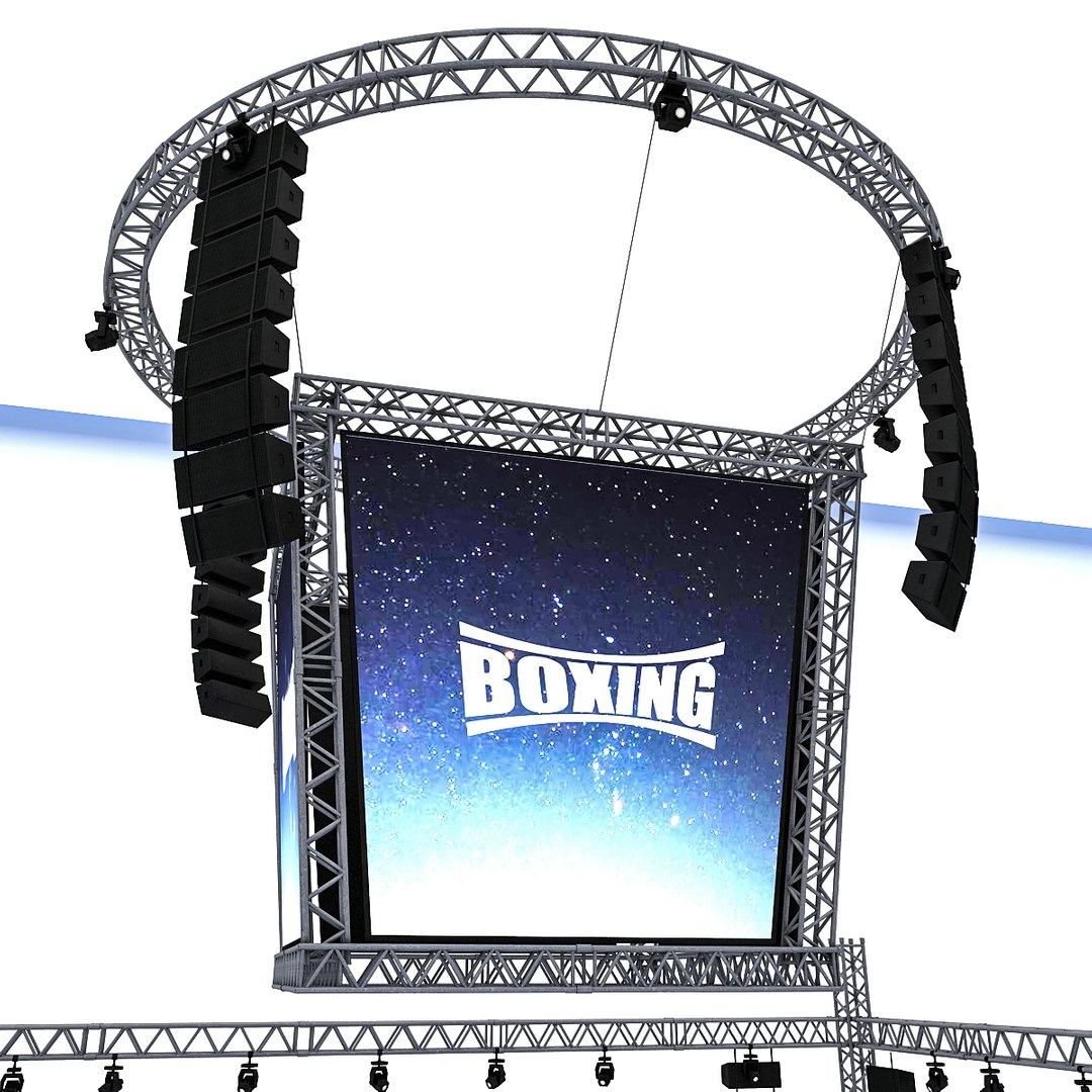Boxing Area 3D Model - TurboSquid 1538756
