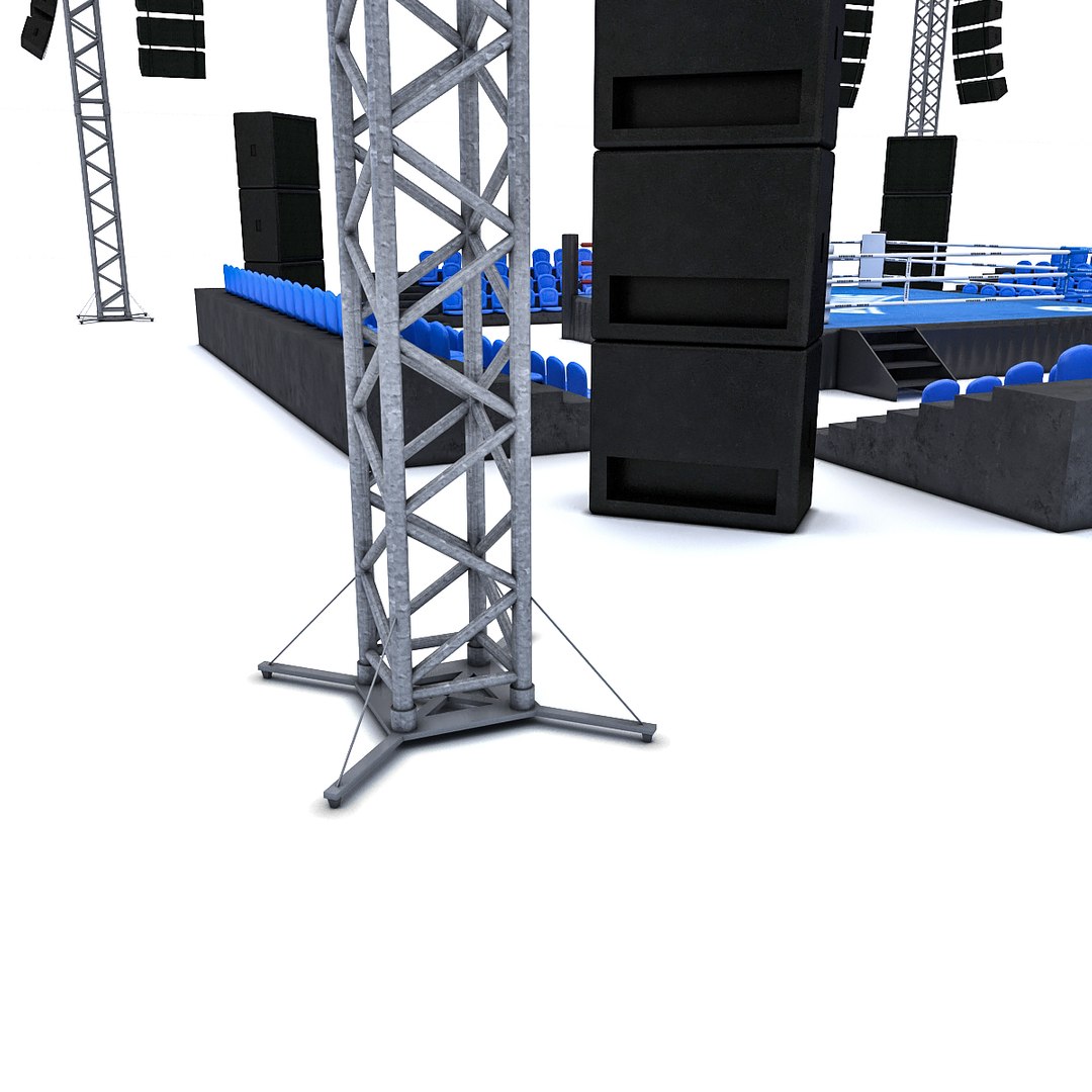 Boxing Area 3D Model - TurboSquid 1538756