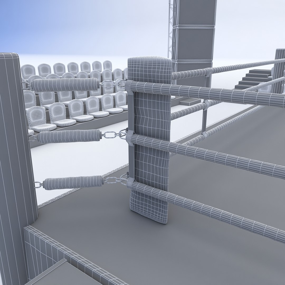 Boxing Area 3D Model - TurboSquid 1538756