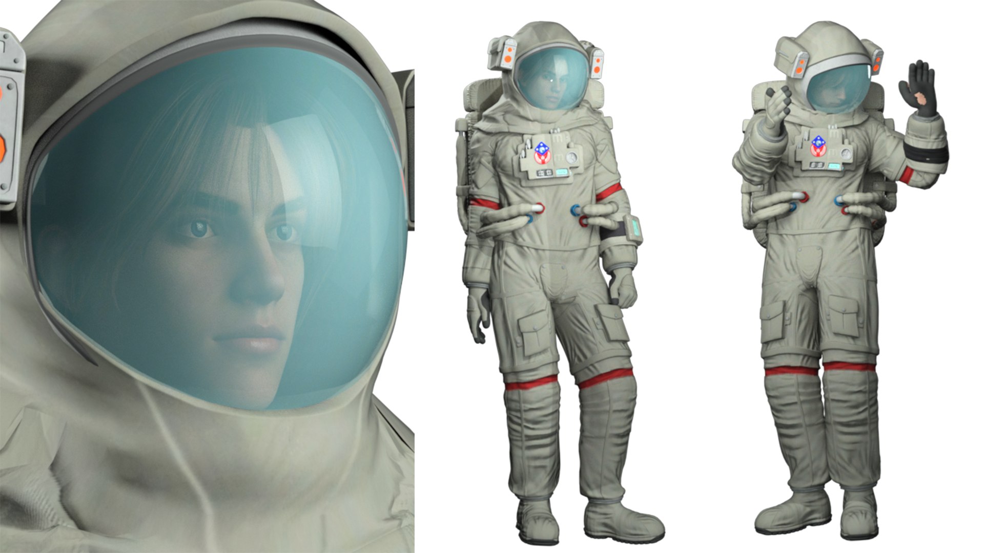 NASA XEMU Artemis Spacesuit Rigged 3D Model 3D Model - TurboSquid 2270191