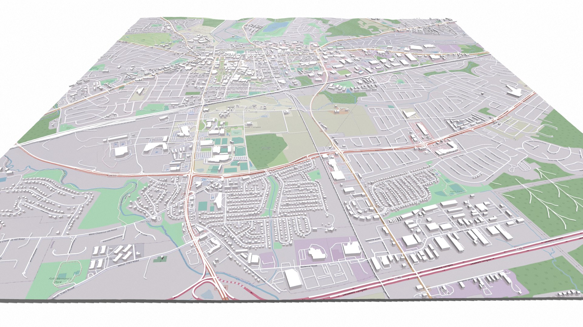 Cityscape Newark USA 3D - TurboSquid 2115550