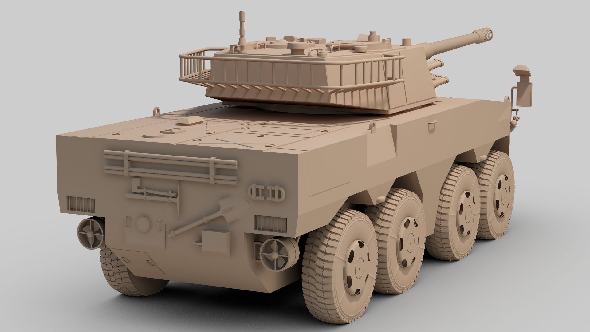 ZTL 11 Assault Gun 3D - TurboSquid 1820328