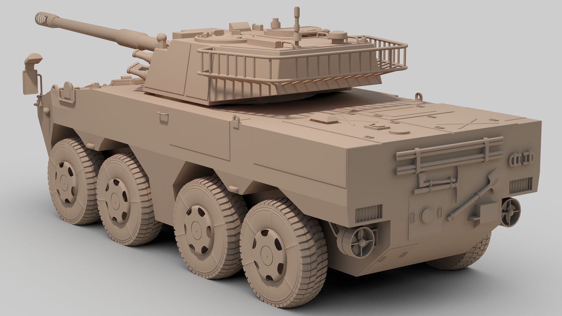 ZTL 11 Assault Gun 3D - TurboSquid 1820328