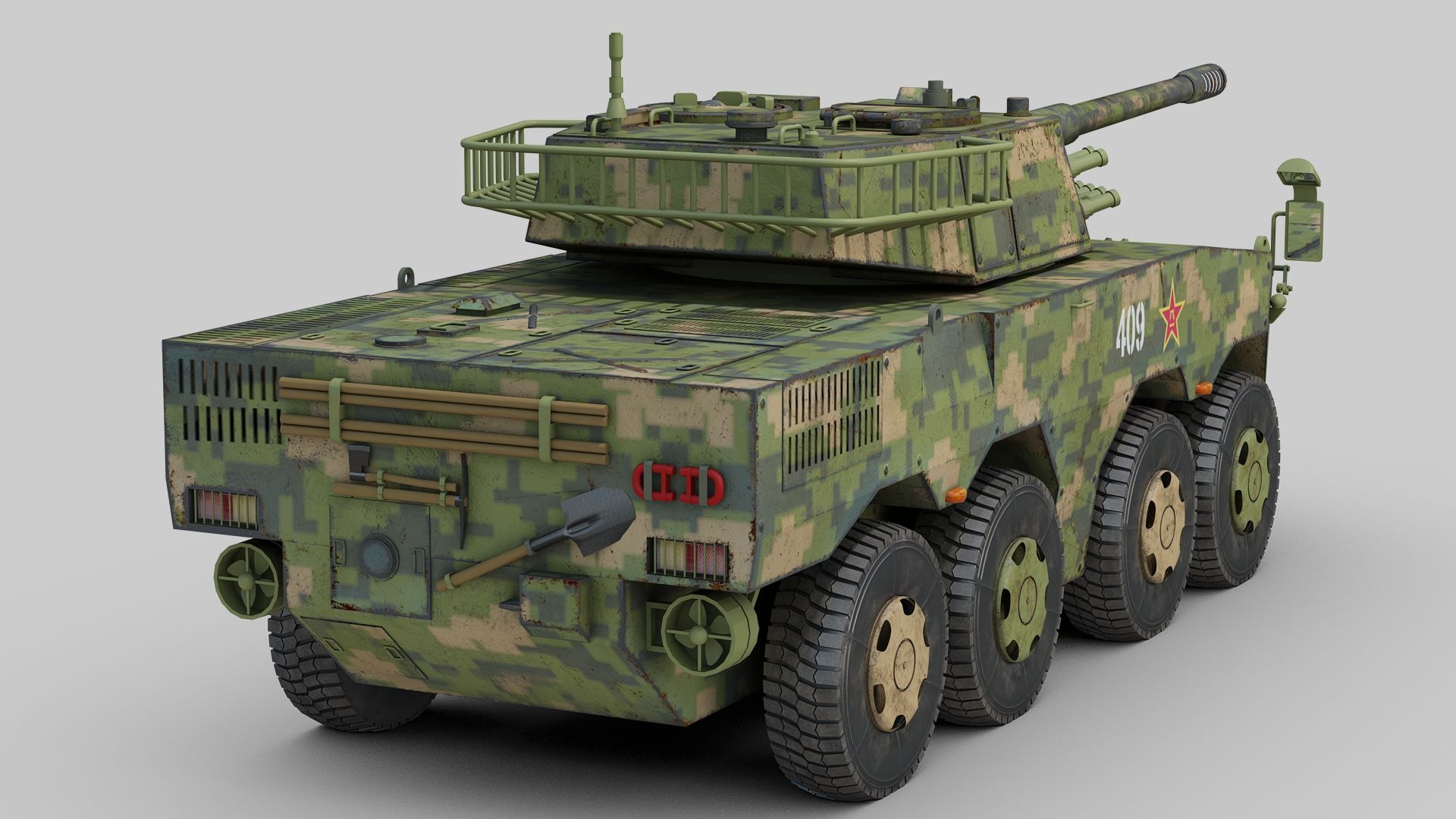 ZTL 11 Assault Gun 3D - TurboSquid 1820328