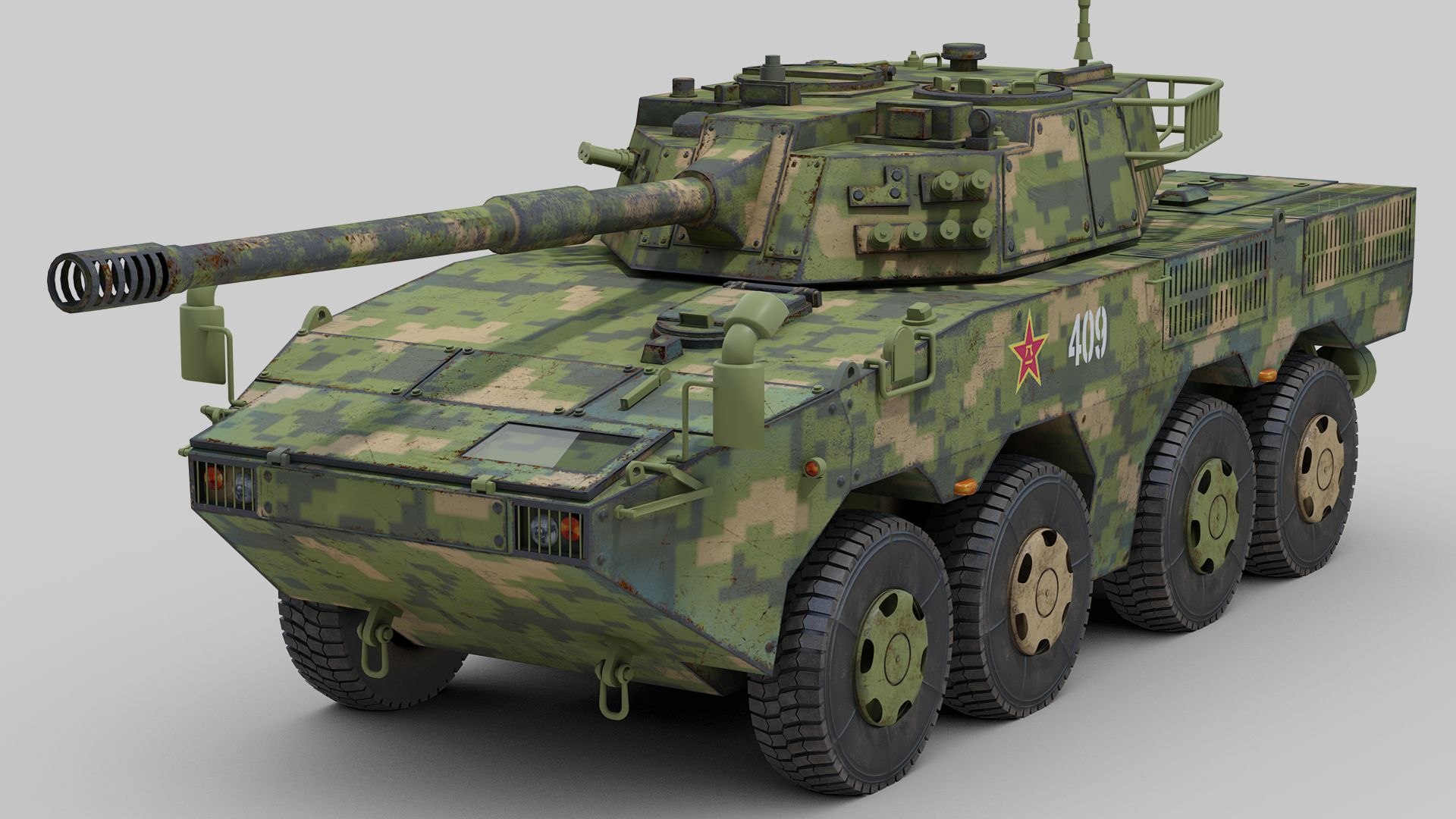 ZTL 11 Assault Gun 3D - TurboSquid 1820328