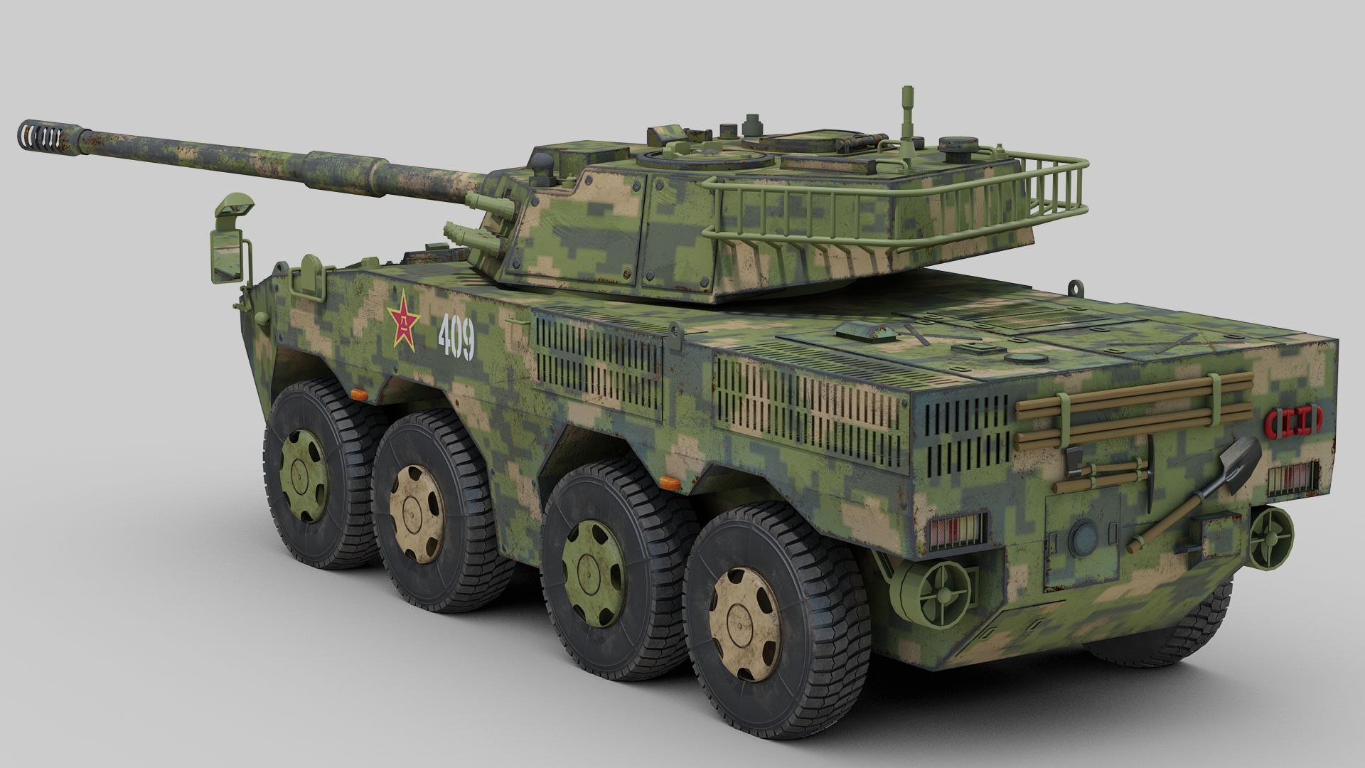 ZTL 11 Assault Gun 3D - TurboSquid 1820328