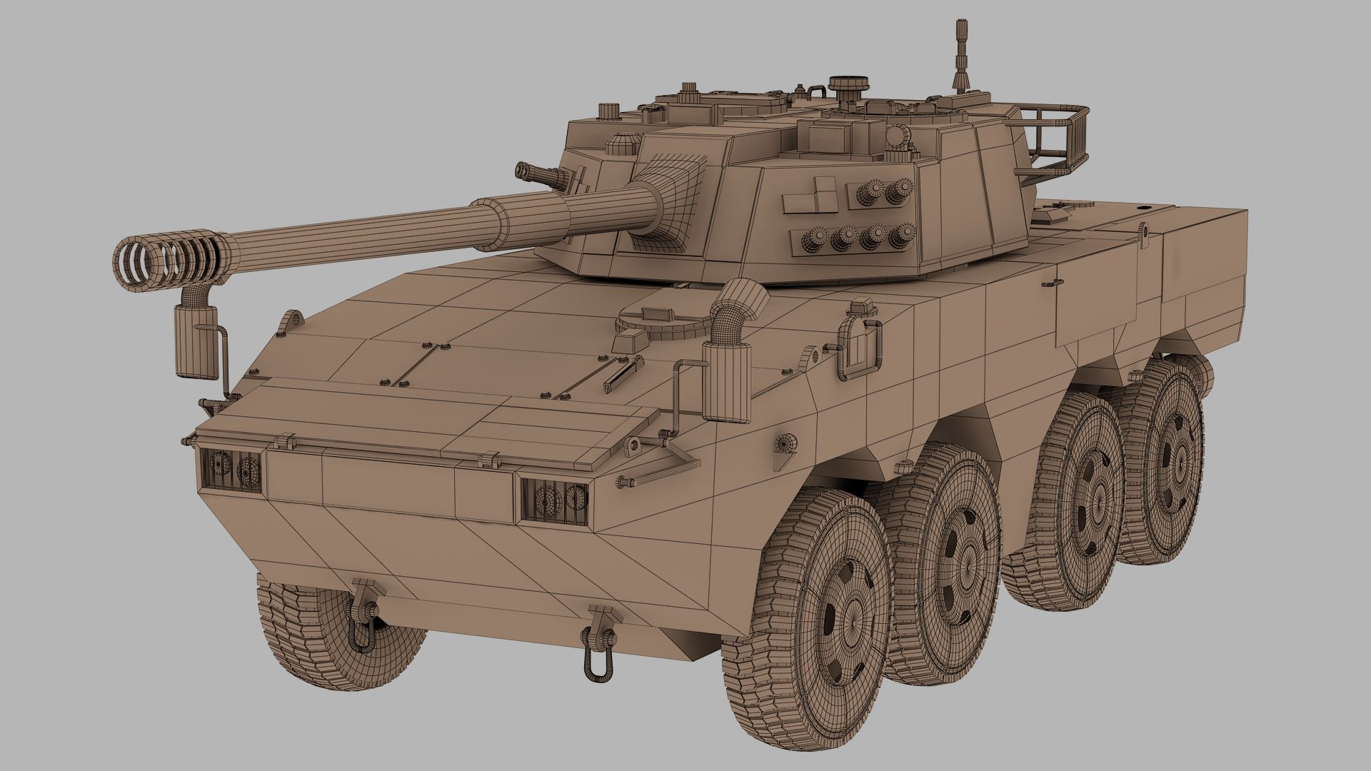ZTL 11 Assault Gun 3D - TurboSquid 1820328