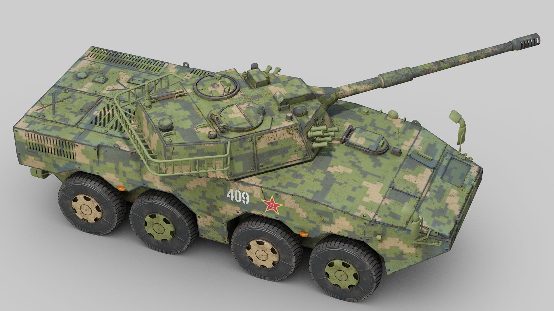 ZTL 11 Assault Gun 3D - TurboSquid 1820328
