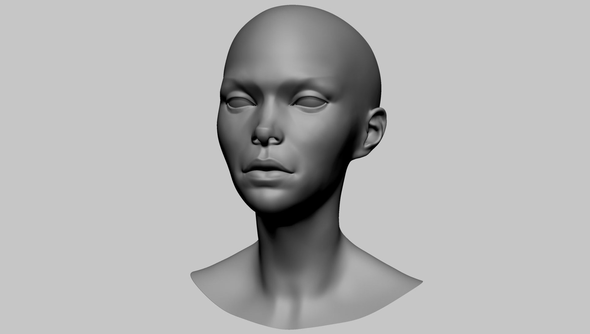 Stylized Head Basemesh A 3D Model - TurboSquid 1937882
