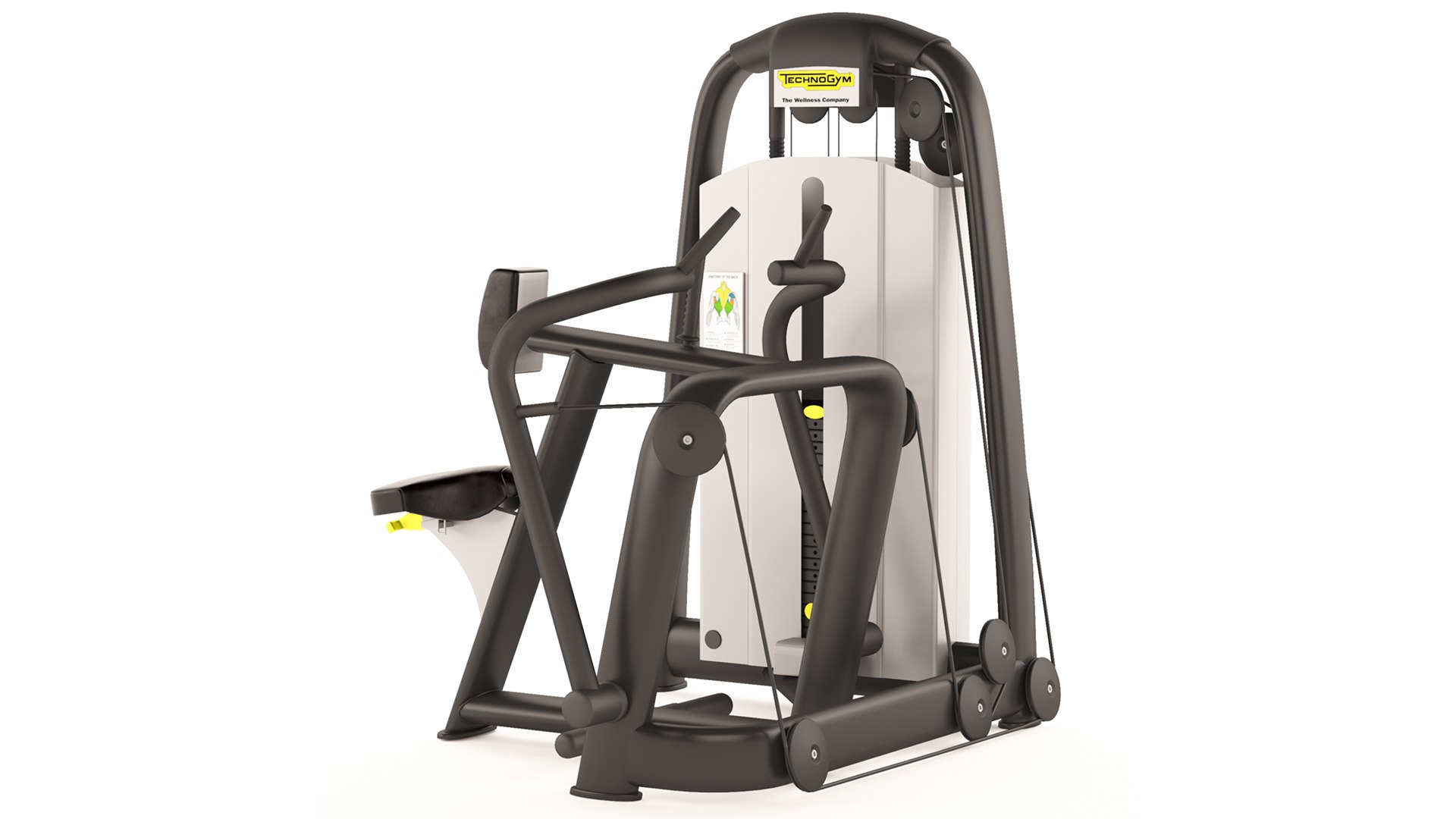 GYM Back Exercise Machine 3D Model - TurboSquid 1802123