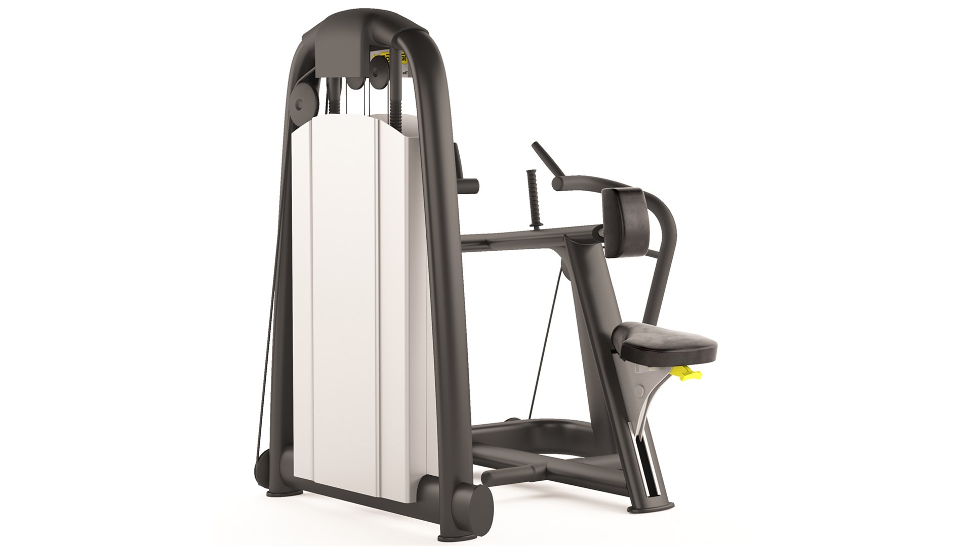 GYM Back Exercise Machine 3D Model - TurboSquid 1802123