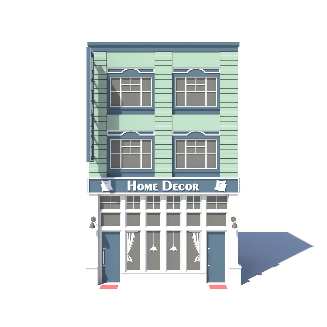 Store Home Decor 3D Model - TurboSquid 1499167