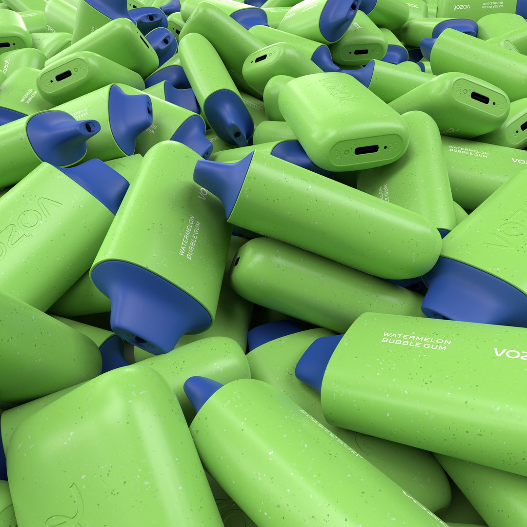 Vozol Star 6000 Watermelon Bubble Gum - 3D Model PBR 4K Low-poly 3D ...