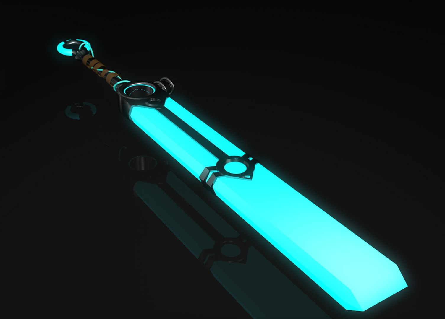 3D Ekko Sword Weapon - TurboSquid 1658838