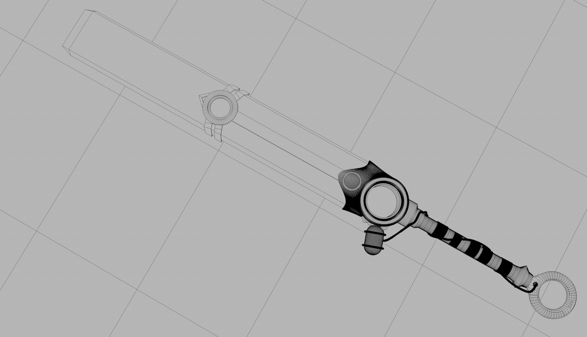 3D Ekko Sword Weapon - TurboSquid 1658838