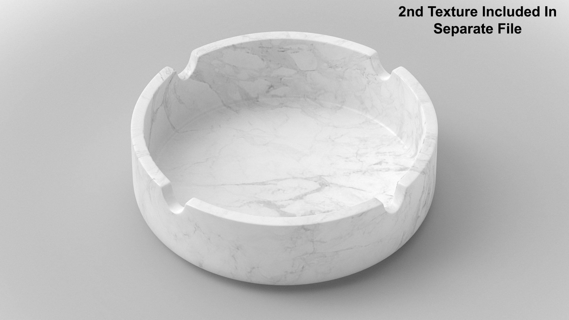 Ceramic Ashtray 01 3D Model - TurboSquid 2013928