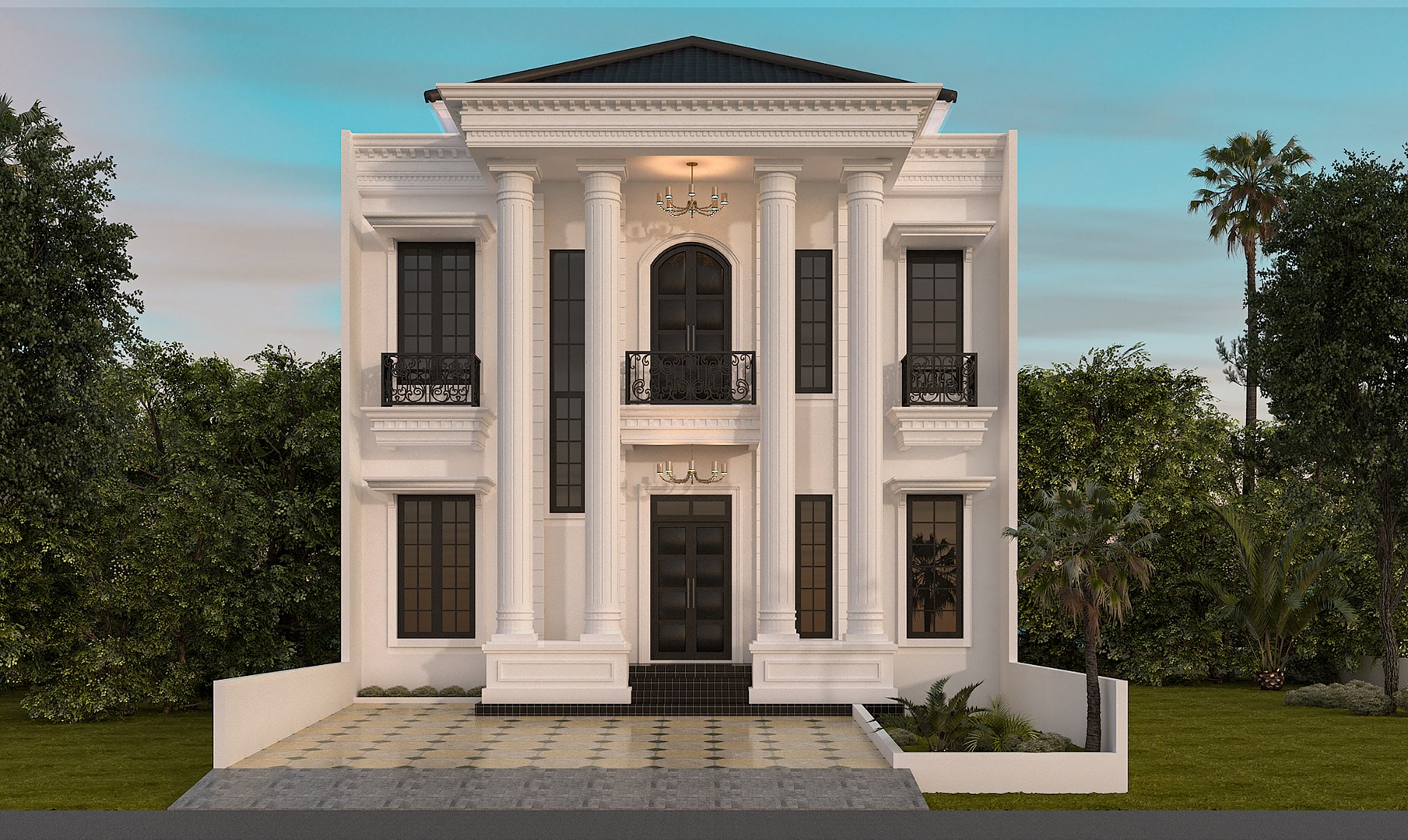 3D BIG CLASSIC HOUSE Model - TurboSquid 1792163