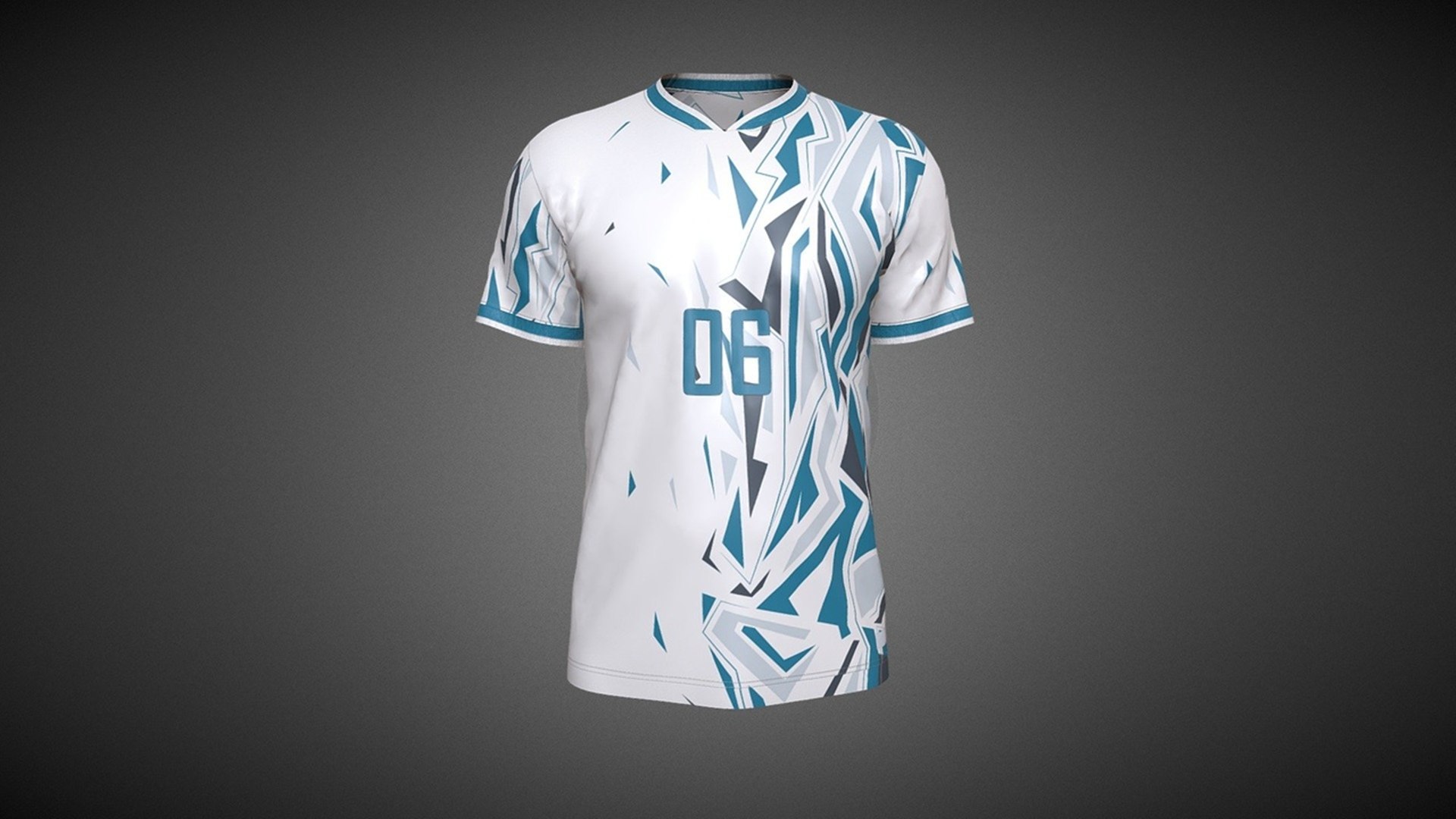 Soccer Advanced Jersey Player-06 In Low Poly - TurboSquid 2380253