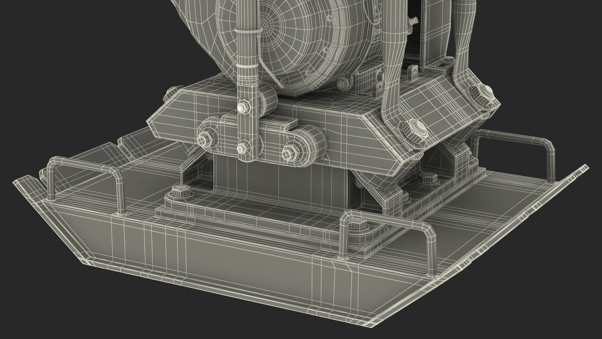 Gasoline Vibratory Plate Compactor 3D Model - TurboSquid 1627709