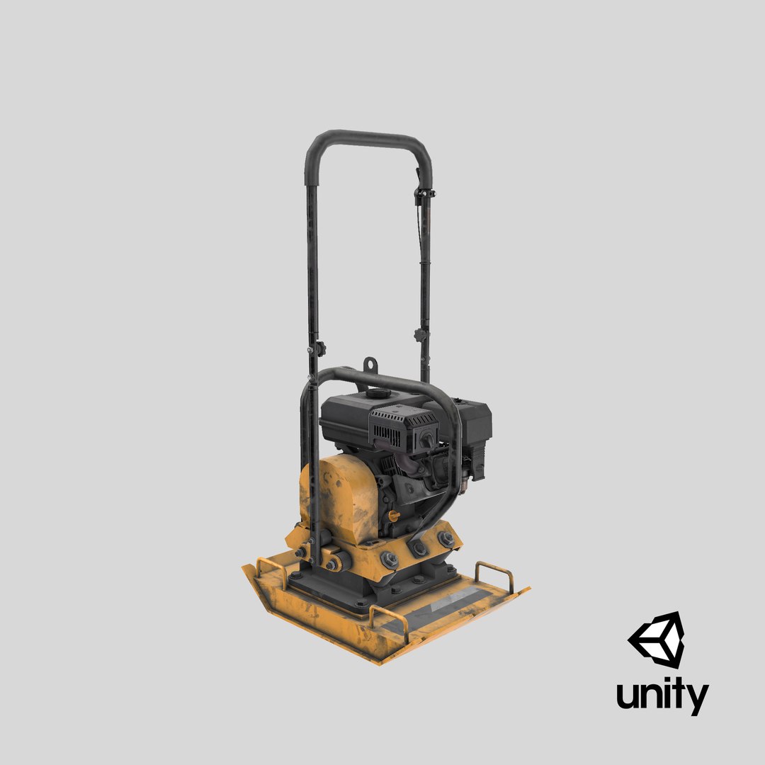 Gasoline Vibratory Plate Compactor 3D Model - TurboSquid 1627709